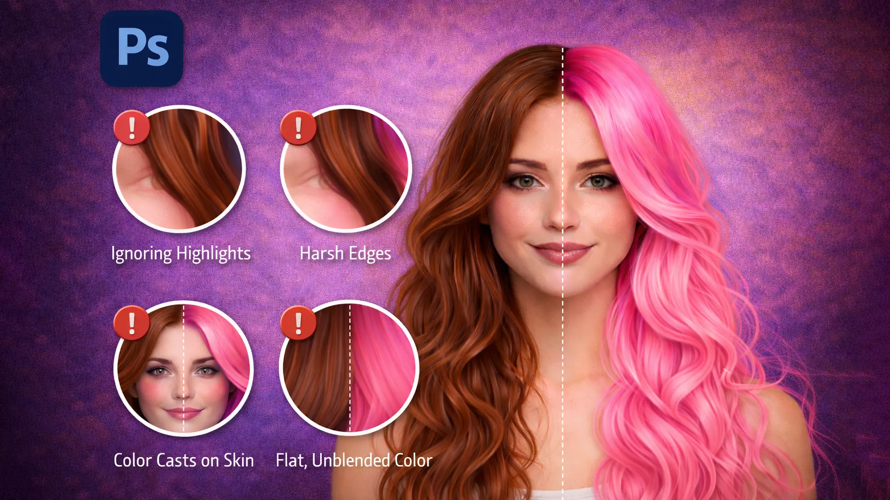 How to Change Hair Color in Photoshop (Easy Step-by-Step Guide)