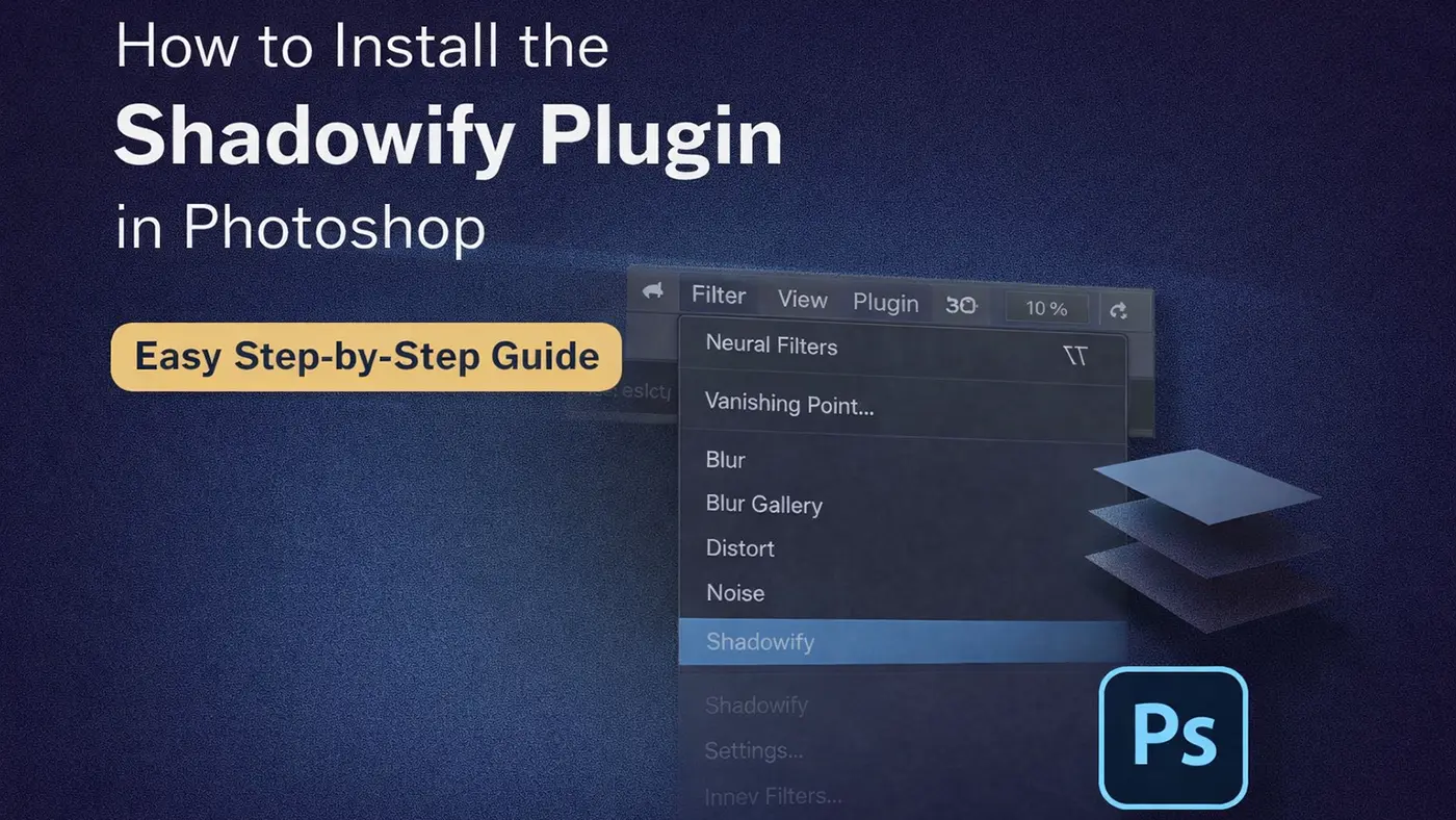 How to Install the Shadowify Plugin in Photoshop (Step-by-Step)